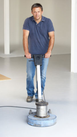 Professional floor cleaning and floor finishing services